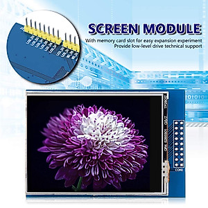 2.8 TFT LCD touch screen display module with 8-bit parallel bus Color display, touch screen, 8-bit parallel interface, 2.8 display.