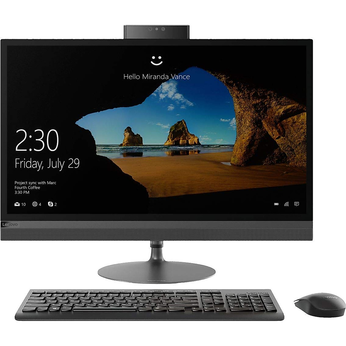 Lenovo IdeaCentre 520-27 AIO - 27" Touch 2560 x 1440 - i5-8400T - 8GB - 1TB HDD - Black