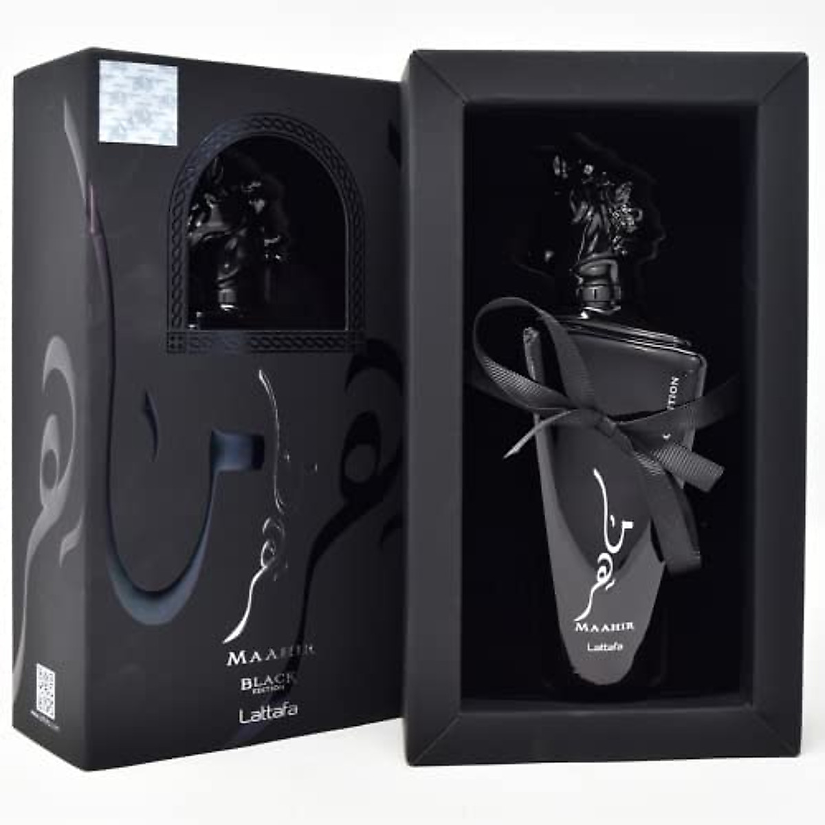 Lattafa Maahir Black Edition for Unisex Eau de Parfum Spray, 3.4 Ounce