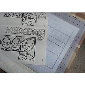 Design with Lines Straight Lines Stencils and Quilting Sketchbook