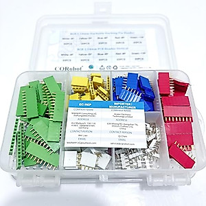 CQRobot 2.54 mm Pitch 4-Pin / 5-Pin / 6-Pin / 8-Pin / 10-Pin Colorful Stackable Stacking Pin PCB Vertical Header Kit. Application to DIY Prototyping Electronic Projects.