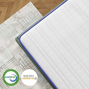 Queen Mattress, Rest Only 10 Inch Mattress Queen in a Box, Memory Foam & Individually Wrapped Coils Pocket Spring for Motion Isolation and Pressure Relief, Medium Firm