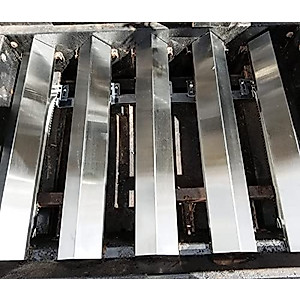 Htanch SN1751 (5-Pack) 16 13/16" Stainless Steel Heat Plate Replacement for Brinkmann Models 810-1750-S, 810-3820-S, 810-3821-S,Members Mark GR2210601-MM-0