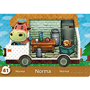 Nintendo New Leaf Animal Crossing Welcome Amiibo Card Norma 41/50 USA Version