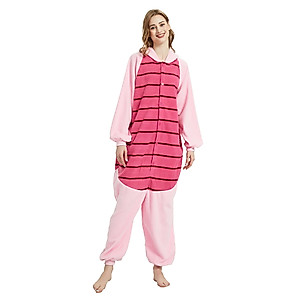 ECOCNACH Animal Onesie Adult Unisex One-Piece Pajamas Cosplay Costume For Men Women