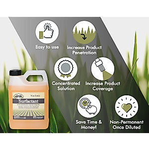 Concentrated Surfactant for Herbicides Non-Ionic 32oz, Increase Product Coverage, Increase Product Penetration, Increase Product Effectiveness