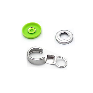 DIELLY 10 Pcs 10ml Glass Bottle,Sterile Transparent Vial,Seals Empty Vials, Lab Sample Vial, Empty Vials with Self Healing Injection Port,With Flip Off Aluminum Cap (10) A Packaging