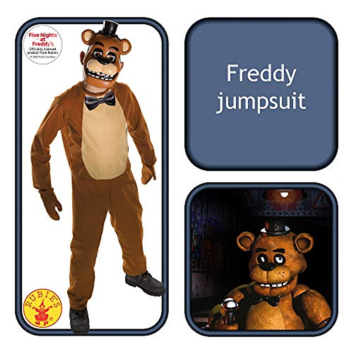 Rubie's Five Nights Child's Value-Priced at Freddy's Freddy Costume, Large, Brown