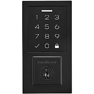 Kwikset 9270CNT-514S Kwikset 9270CNT-S SmartCode Deadbolts Touchscreen Single Cylinder Keyless Entry Deadbolt with UL Fire Rating and Smartkey Technology