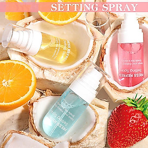 Matte Hydrating Makeup Setting Spray,Keeps Face Makeup from Melting & Fading Oil-Free 24hr Setting Lasting Refreshing Revitalizes For Face & Skin Care,Vegan & Cruelty-Free(55 ml/1.86 Fl Oz)