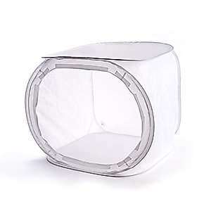 Photomyne Professional Photo Studio Shooting Tent | Photo Light Tent | Light Cube Diffusion - White (24X24 inch / 60X60 cm)