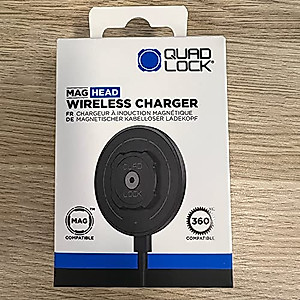 Quad Lock MAG Wireless Charging Head for Car and Desk Mounts and Quad Lock 360
