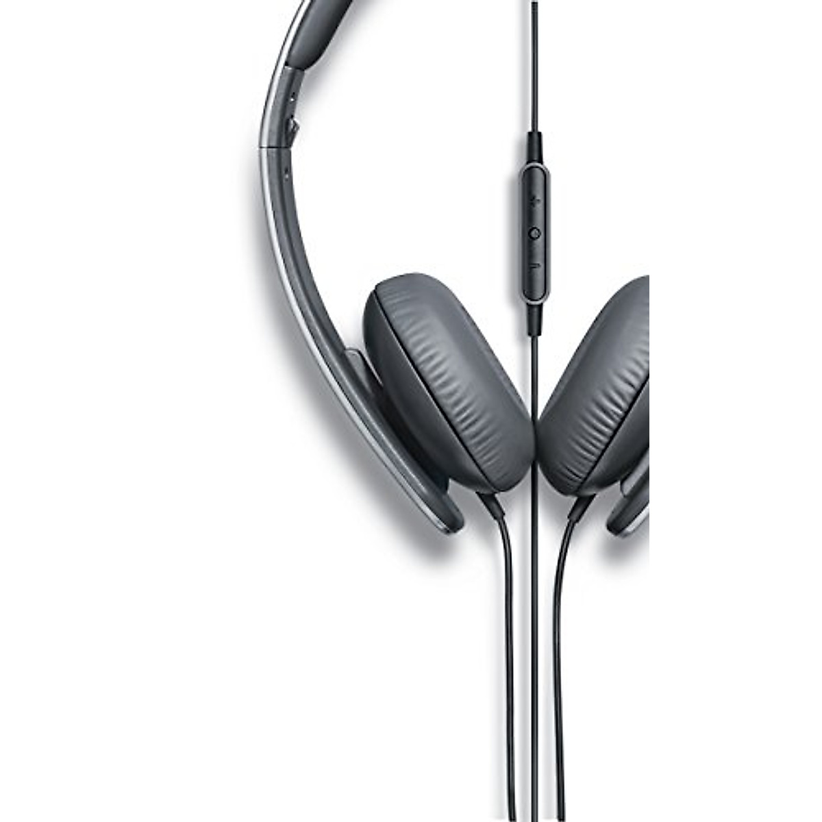 Shure SRH145m+ Portable Collapsible Headphones with Remote + Microphone Compatible with All Apple iOS Devices