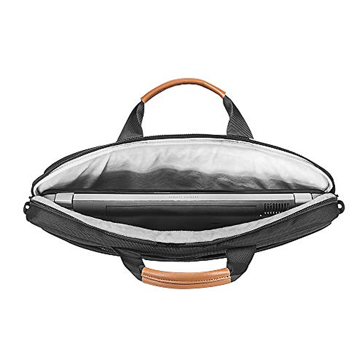 tomtoc 360 Protective Laptop Shoulder Bag for The New Razer Blade Pro 17, HP Envy Laptop 17 Inch, Dell Inspiron 17 3000 Laptop, ASUS ROG Zephyrus S 17.3 Inch, Notebook Bag with Accessory Pocket