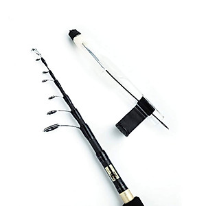 M80 TX WASP Telescopic Fishing Rod and Rod Holder Bank Combo. Compact Design Perfect for Travel. Ideal for Trout, and Medium Sized Fish.