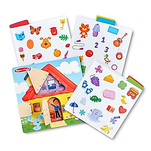 Melissa & Doug Blue’s Clues & You! Wooden Activity Board with Clue Cards - FSC Certified