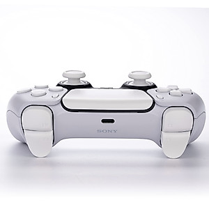 Z&Hveez Replacement Buttons Kit for PS5 Controller, D-pad & Action Buttons & L1 R1 L2 R2 Triggers & Faceplate Cover, Full Set Buttons with Repair Tools For DualSense Controller (White)