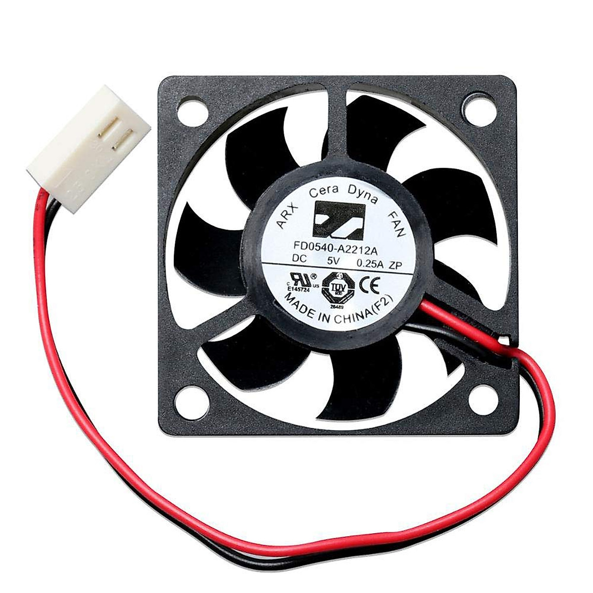 for DaHua DVR NVR VCR Motherboard BGA CPU Cooler Fan 5V,Box Fan 5V, Power Fan 12V Cooling Fan (Side Fan (FD0540-A2212A))