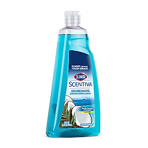 Clorox Scentiva Dishwashing Liquid Soap | Smells Great and Cuts Through Grease FAST | Quick Rinsing Formula Washes Away Germs | A Powerful Clean You Can Trust, Pacific Breeze & Coconut, 26 Oz