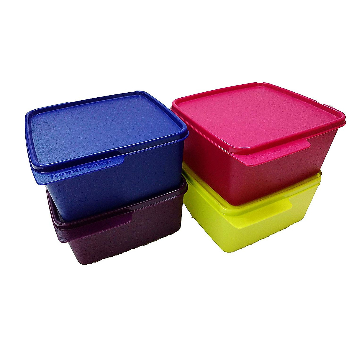 Tupperware Tupin Keep Tab Plastic Container Set (1.2 L, Any Colour) -2 Piece