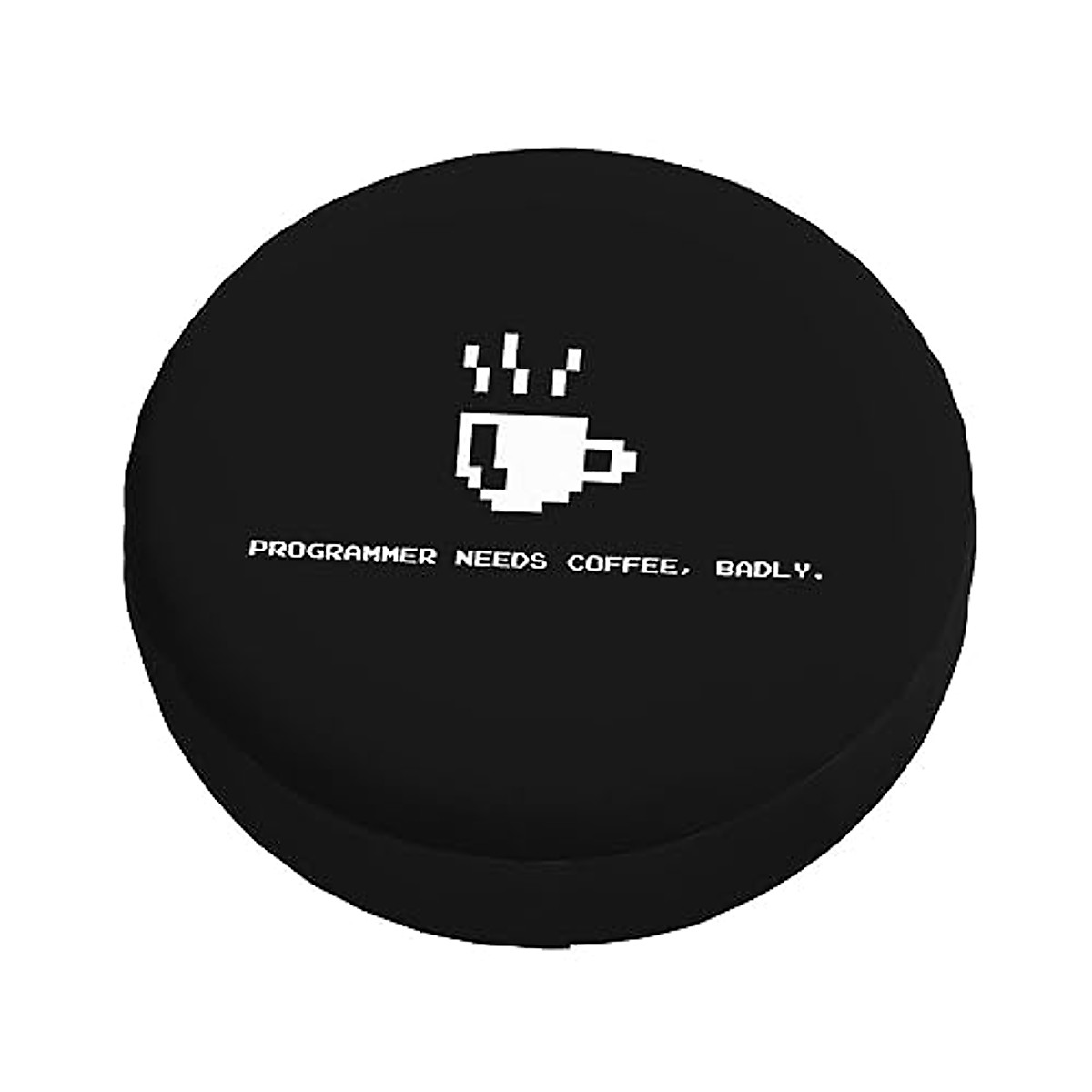 Programmer Needs Food Badly,Funny Tire Cover Universal Fit Spare Tire Protector for Truck, SUV, Trailer, Camper, Rv