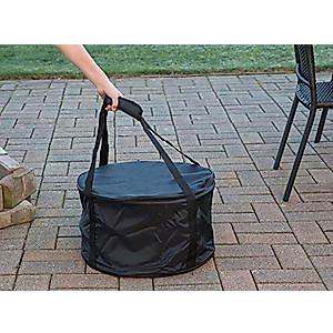 DestinationGear 5997 Carry Bag for Portable Fire Pit, Black,
