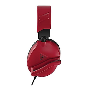 Turtle Beach Recon 70 Multiplatform Gaming Headset for PS5, PS4, Xbox Series X|S, Xbox One, PC & Mobile w/ 3.5mm Wired Connection - Flip-to-Mute Mic, 40mm Speakers, Lightweight Design, Midnight Red