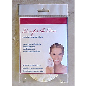 Lace For The Face | Microdermabrasion Cloth for Face | Skin Exfoliating Pore Opening Face & Body Scrub Cloth | 2 cloths per package