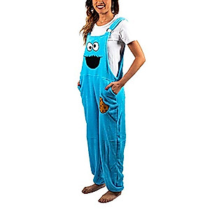 Bioworld Cookie Monster Jammeralls Onesies for Adults-S