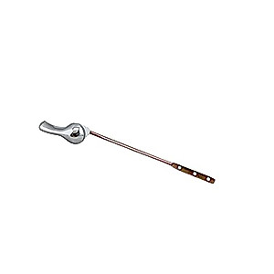 Dependable Universal Toilet Tank Flush Lever, Chrome Finish Toilet Handle Fits Most Toilets