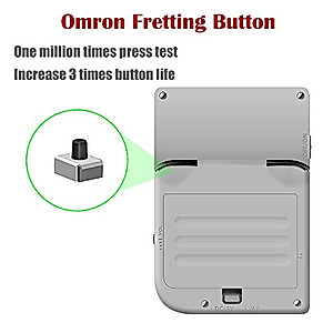 DREAMHAX RG300 Portable Game Console with Open Source System Preload 10000 Games, Handheld Video Games Player with 16G + 32G TF Card 3 Inch IPS Screen, Arcade Retro Games Gifts (Gray)