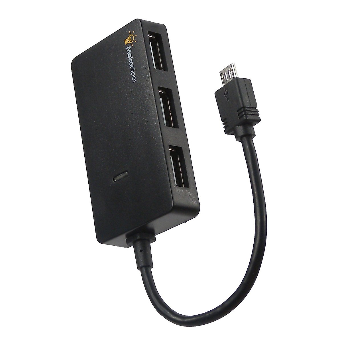 MakerSpot Micro USB OTG Hub for Raspberry Pi Zero 4 Port High Speed Sync and Extension Cable Adapter Also Works with Android Tablet Raspbian Jessie Linux