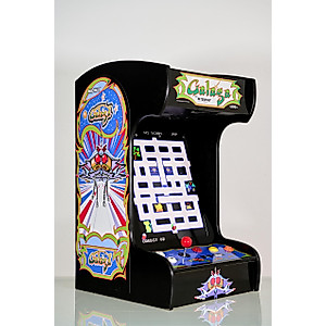 Doc and Pies Arcade Factory Classic Home Arcade Machine - Tabletop and Bartop - 412 Retro Games - Full Size LCD Screen, Buttons and Joystick (Black)