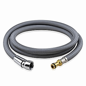 Liberflow Kitchen Faucet Hose Replacement for MOEN 150560 pullout Kitchen Sink Hose，Moen Kitchen Faucet Replacement Part Reflex hose 55-Inch