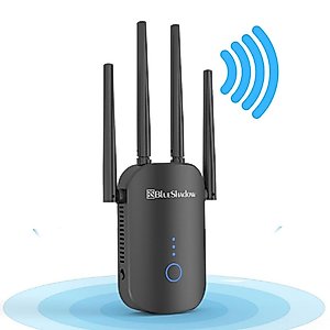 WiFi Extender 1200mbps| Covers Up to 1000 Sq. Ft and 20 Devices | WiFi Extender Signal Booster for Home |Ethernet Port, Access Point and Wall Plug