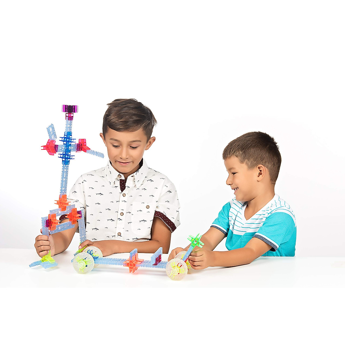 Brackitz Driver STEM Building Toy for Kids Ages 4, 5 and 6+ Year Olds | Boys & Girls Creative Fun Learning Toys | Best Educational Construction Engineering Kit for Children | 43 Piece Set