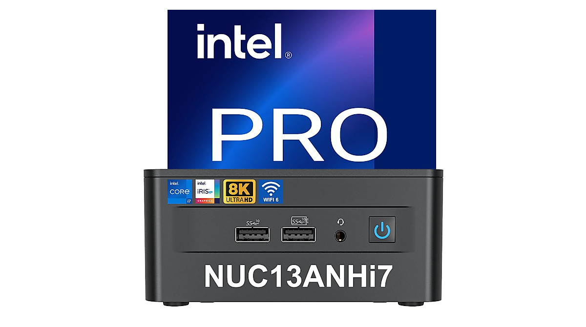 Intel NUC 13 Pro Mini PC: Core i7, 32GB RAM, 1TB SSD, 8K, Win11