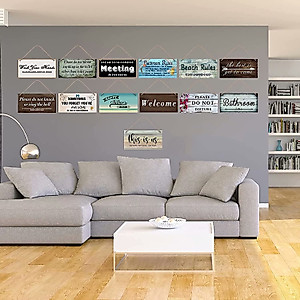 Funny Sign I'm Sorry did i just roll My Eyes Out Loud Rustic Retro Style Wood Sign Hanging Sign for Home bar Club Bedroom Garden Shop Wall Decoration 12x8inch