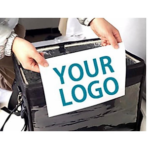 delivery bags 18.1 * 13.8 * 13.8 waterproof & flodable catreing insulated thermal bag food delivery and pizza delivery 48l-12gal