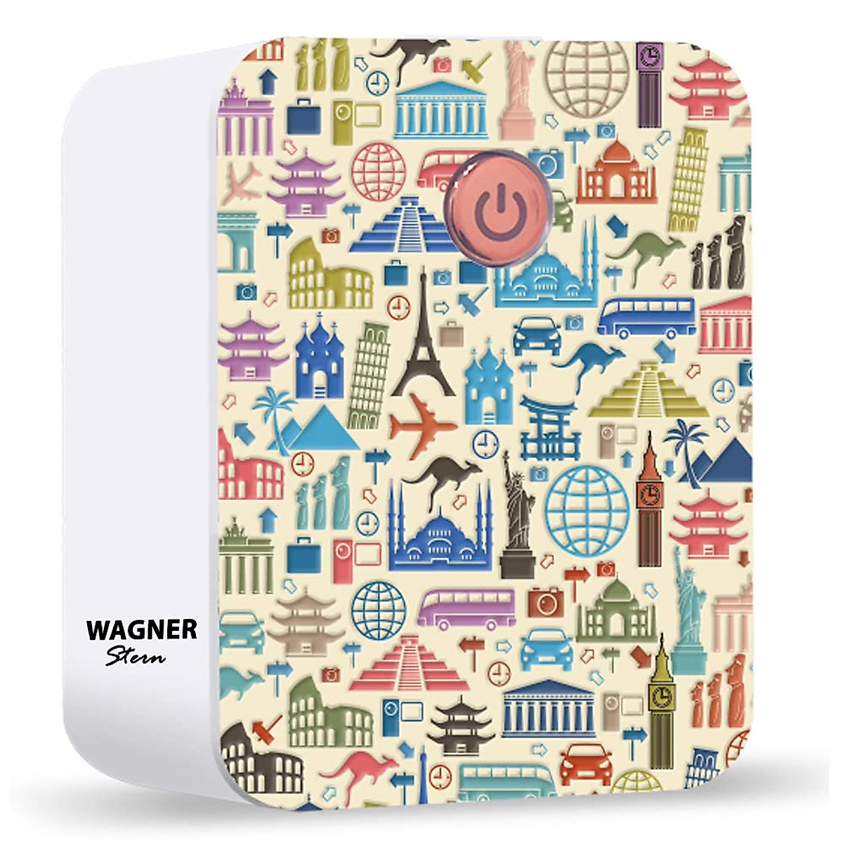 Wagner & Stern UV Toothbrush Sanitizer. Rechargeable Battery, 3D Design, Compatible with All Brush Heads.