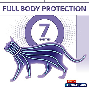 Hartz UltraGuard Flea & Tick Collar for Cats and Kittens, 7 Month Flea and Tick Protection and Prevention, White