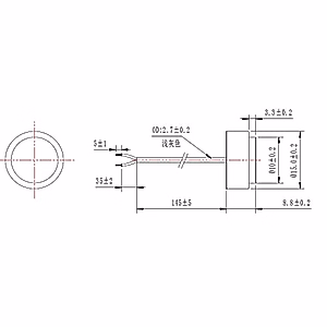 AUDIOWELL Ultrasonic Flow transducer for Water Meter 1MHZ