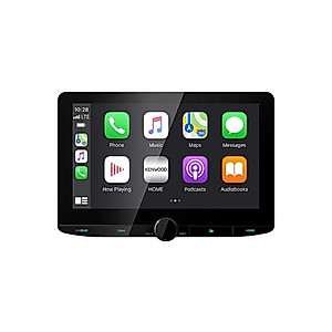 KENWOOD eXcelon Reference DMX1057XR 10.1" Digital Multimedia Bluetooth Car Stereo with USB, 10.1" Floating Touchscreen HD Display, AM/FM HD Radio, Double DIN, Apple CarPlay or Android Auto, SiriusXM
