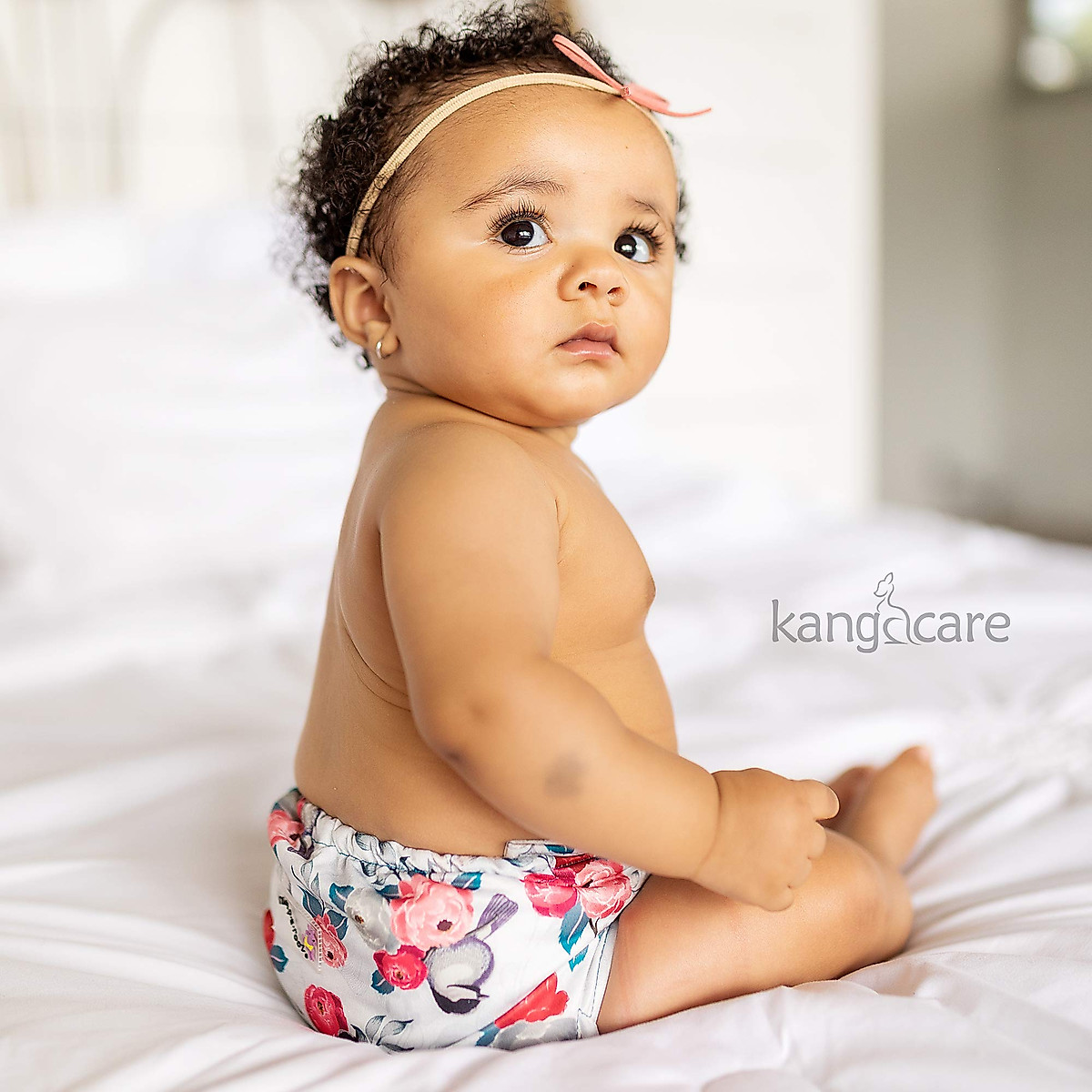 Kanga Care Rumparooz Double Leg Gusset Reusable Cloth Diaper Cover Newborn Snap | Lily 4-15 lbs