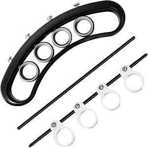 2 Pieces Finger Expander Finger Trainers Multifunctional Finger Expansion Guitar Stretcher Portable Musical Instrument Accessories for Guitar Bass Ukulele Piano Saxophone Beginner