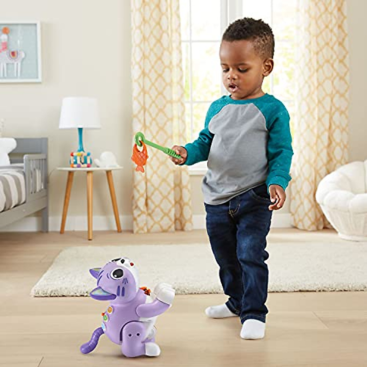VTech Purr and Play Zippy Kitty, Purple