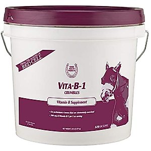 Horse Health Vita B-1 Crumbles Supplement for Horses, Supports optimal muscle activity and metabolism for performance, 20 pounds, 320 day supply