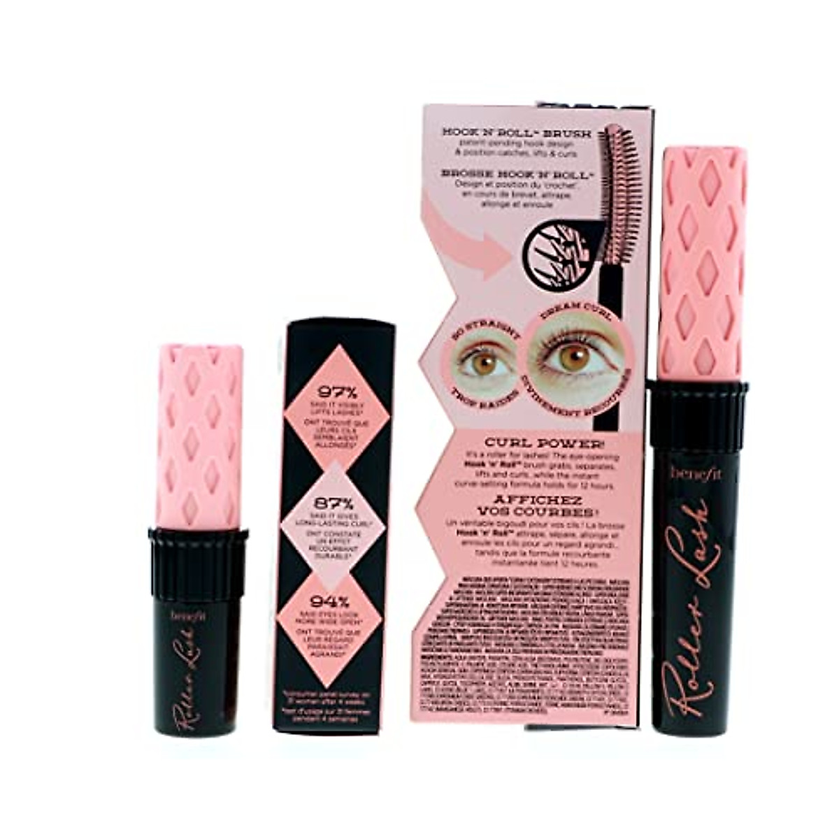 Benefit Cosmetics Roller Lash Full Size Plus Mini 2 Piece Set