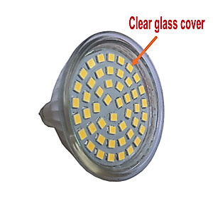 Welsun MR16 LED Light Bulb, 24V GU5.3 Led 5W (50W Halogen Bulb Equivalent), Energy Star, 400-450lm, 24 Volt Led Bulbs, 6-Pack (Color : Warm White)