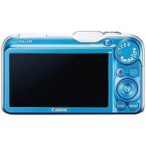 Canon PowerShot SX230 HS 12.1 MP CMOS Digital Camera with 14x Image Stabilized Zoom 28mm Wide-Angle Lens and 1080p Full-HD Video (Blue) (OLD MODEL)